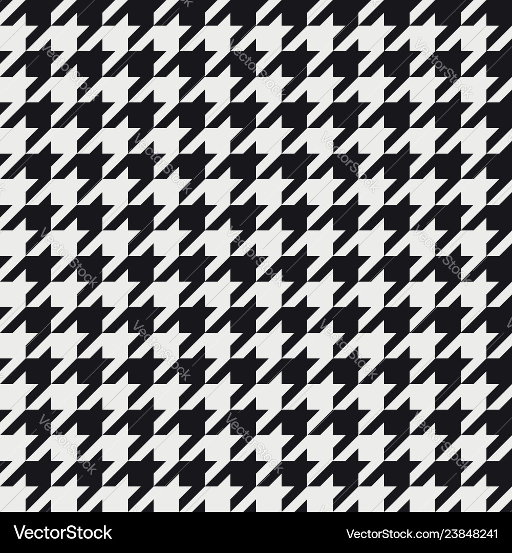 Houndstooth seamless pattern Royalty Free Vector Image