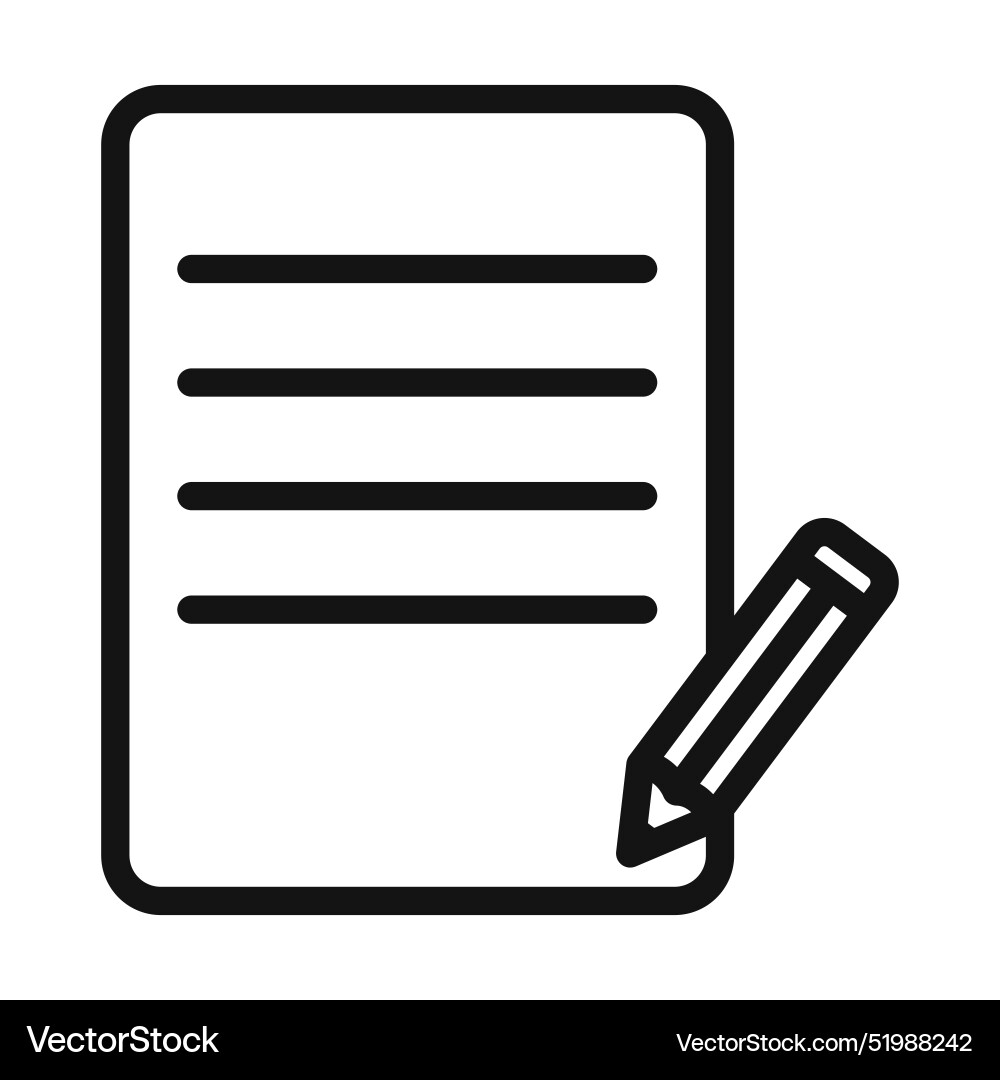 Application form icon ideal for surveys Royalty Free Vector
