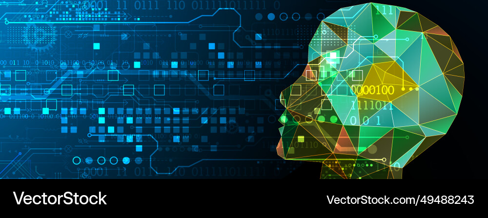Ai artificial intelligence robotics concept human Vector Image