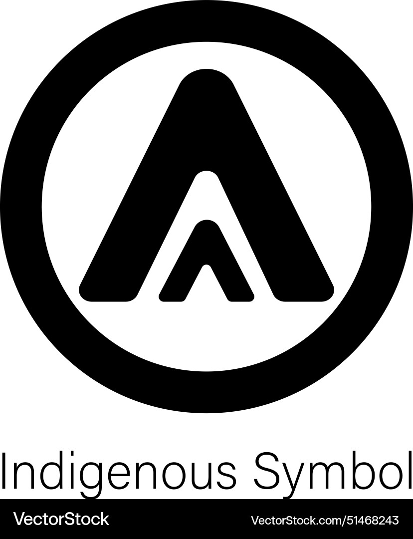 Indigenous symbol Royalty Free Vector Image - VectorStock