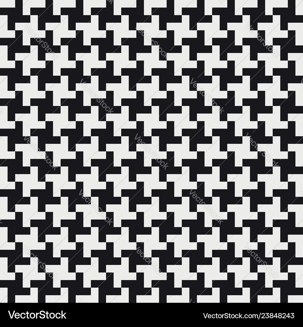 Pepita seamless pattern Royalty Free Vector Image