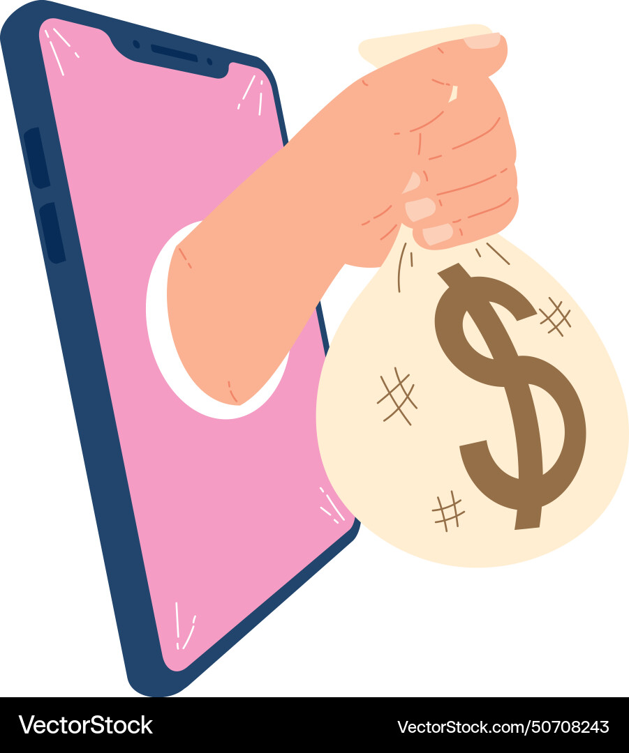 Zakat online charity Royalty Free Vector Image