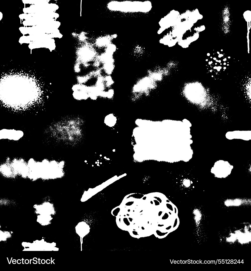 Spray paint texture seamless background abstract Vector Image