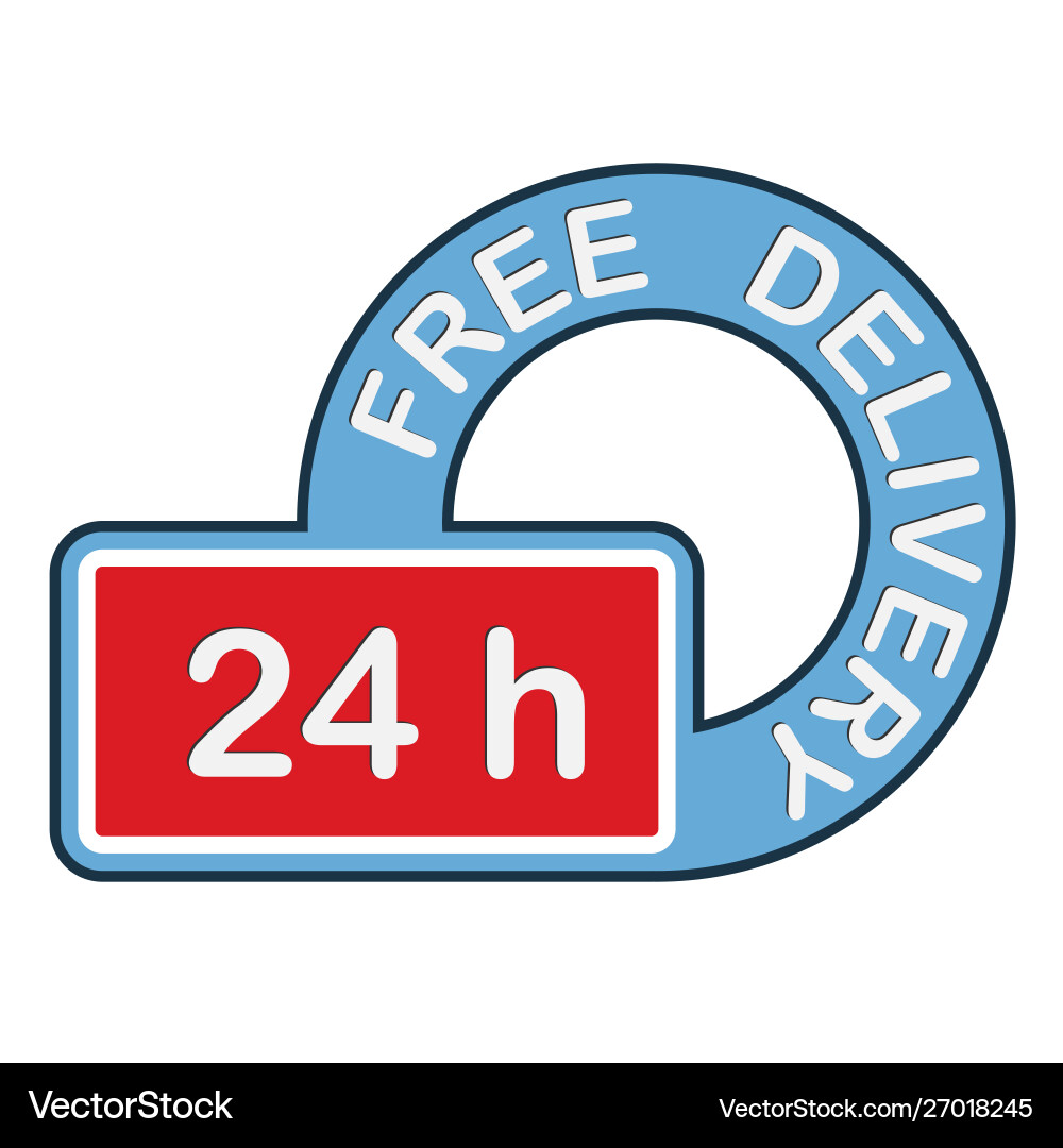 Free delivery icon logistics sign Royalty Free Vector Image
