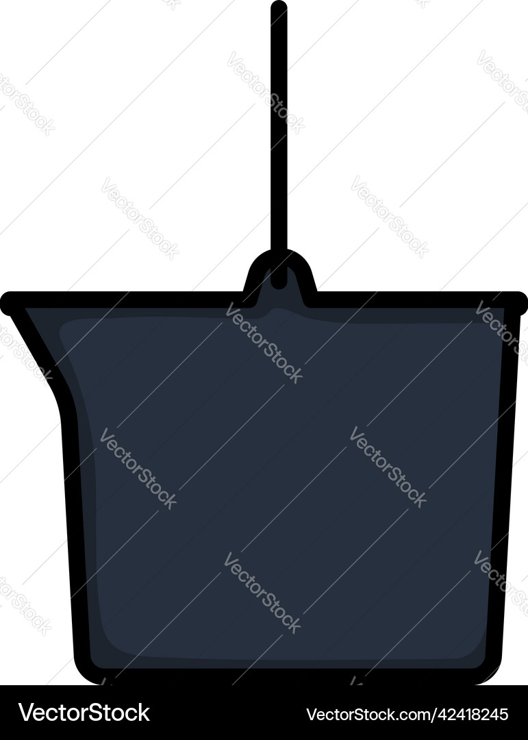Icon of bucket Royalty Free Vector Image - VectorStock