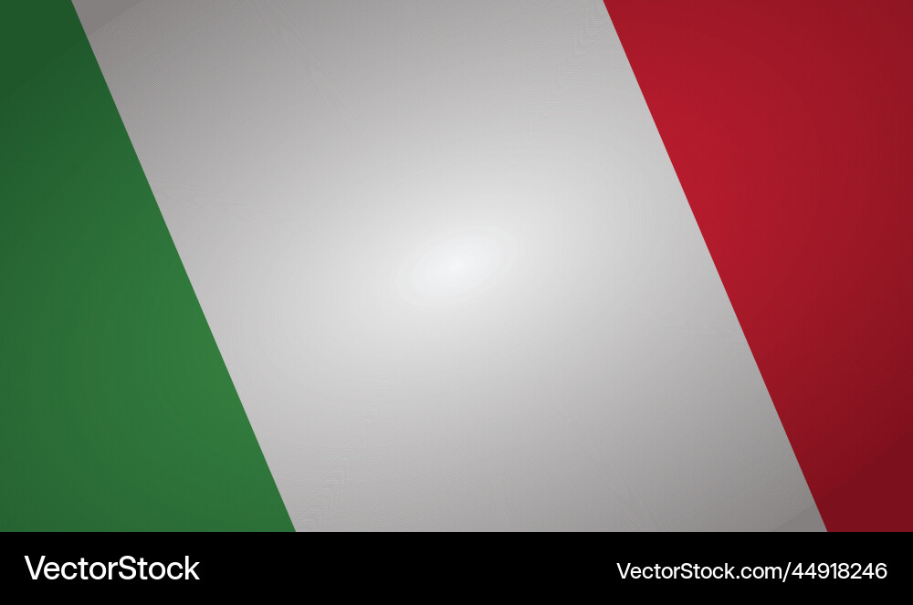 Italy flag Royalty Free Vector Image - VectorStock