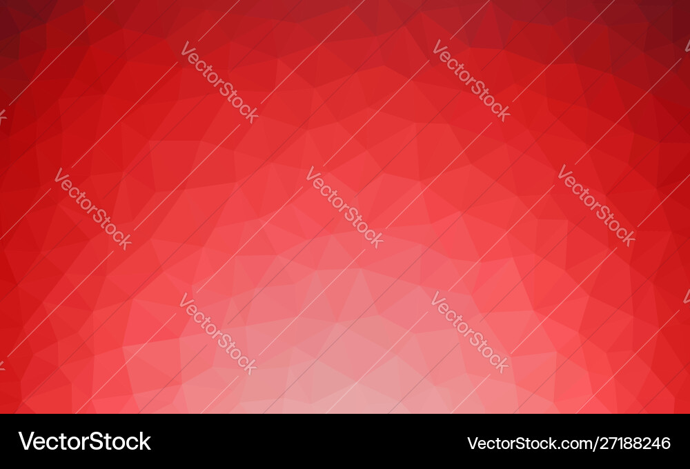 Low poly background red color Royalty Free Vector Image