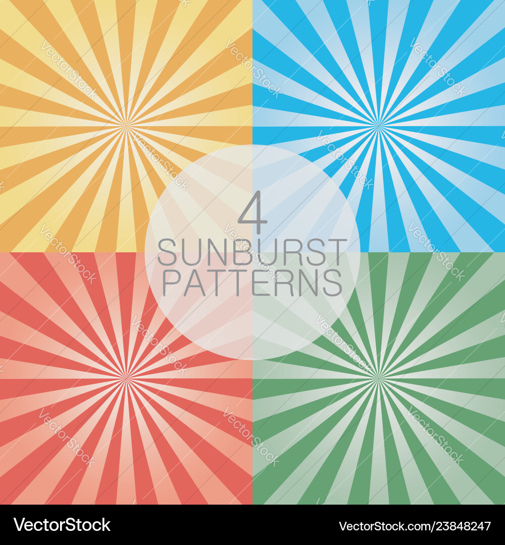Dynamic Sunburst Background Royalty Free Vector Image