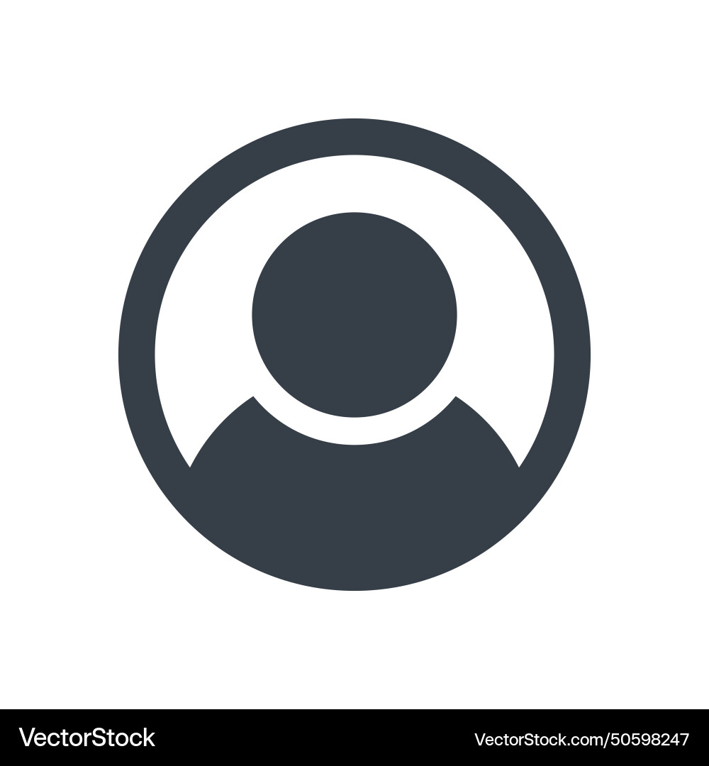 Profile icon online Royalty Free Vector Image - VectorStock