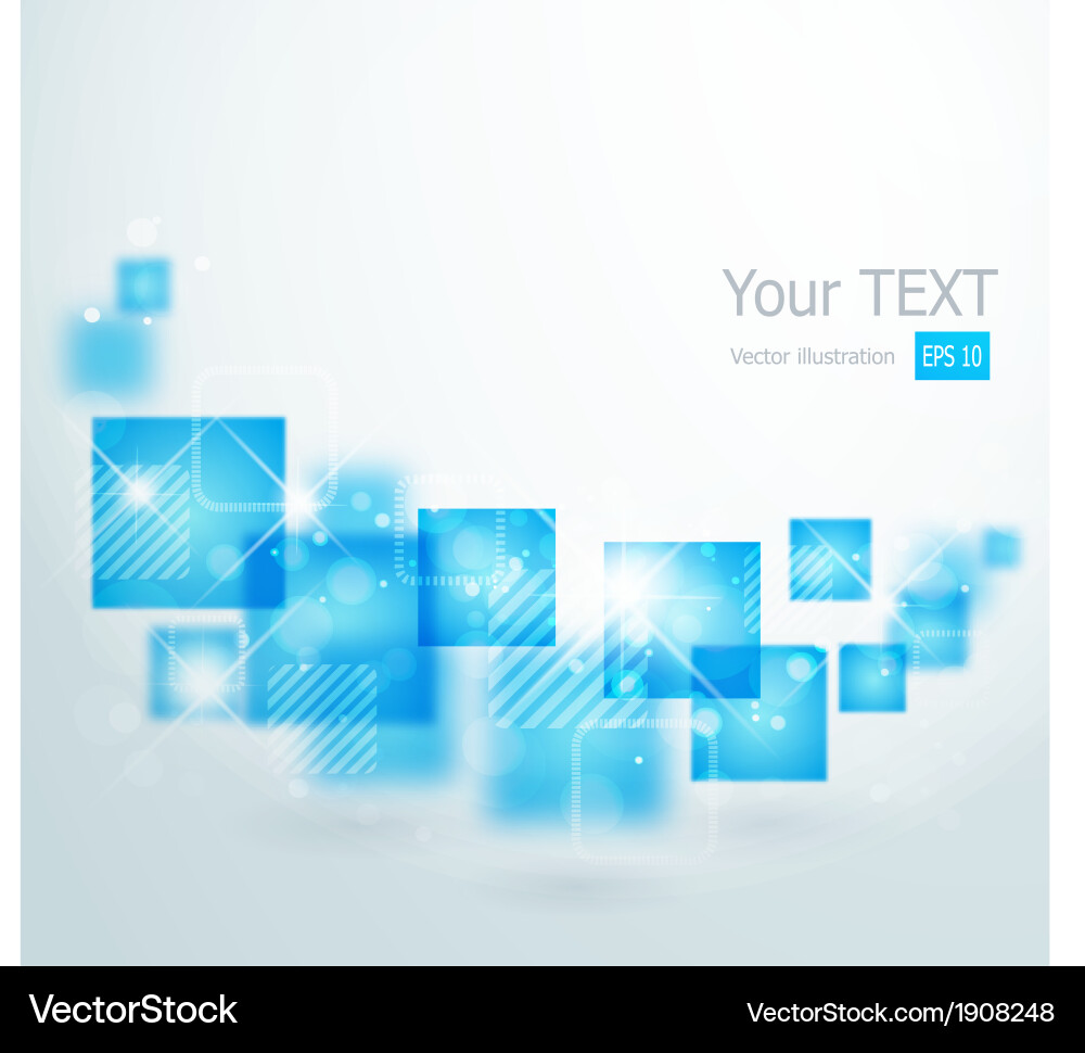 Abstract background with square shapes Royalty Free Vector