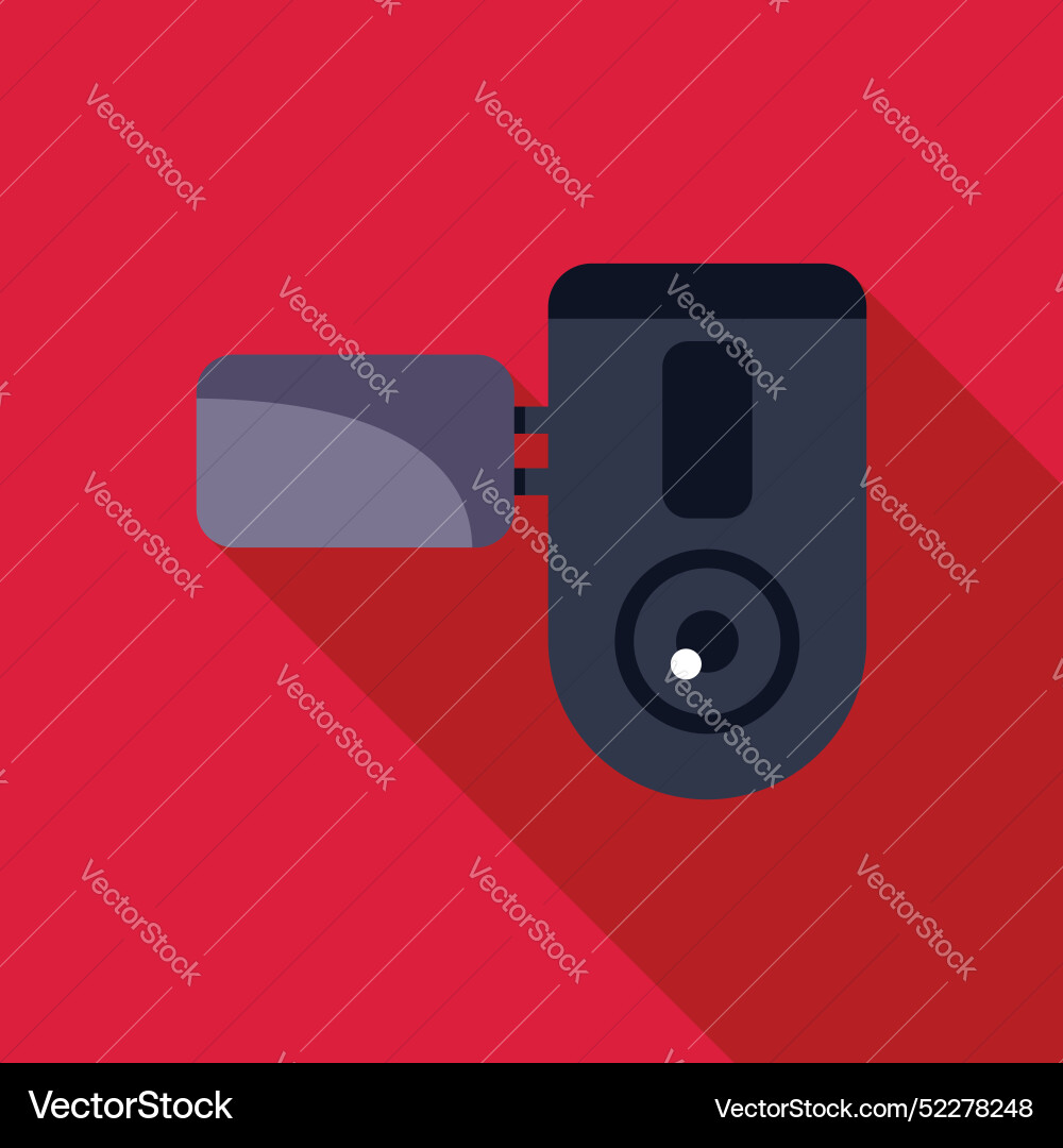 Dashcam recording road traffic for accident Vector Image