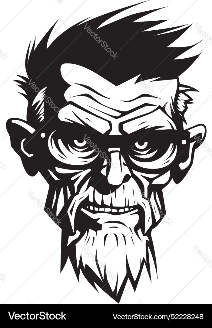 Spectral sire black logo design Royalty Free Vector Image