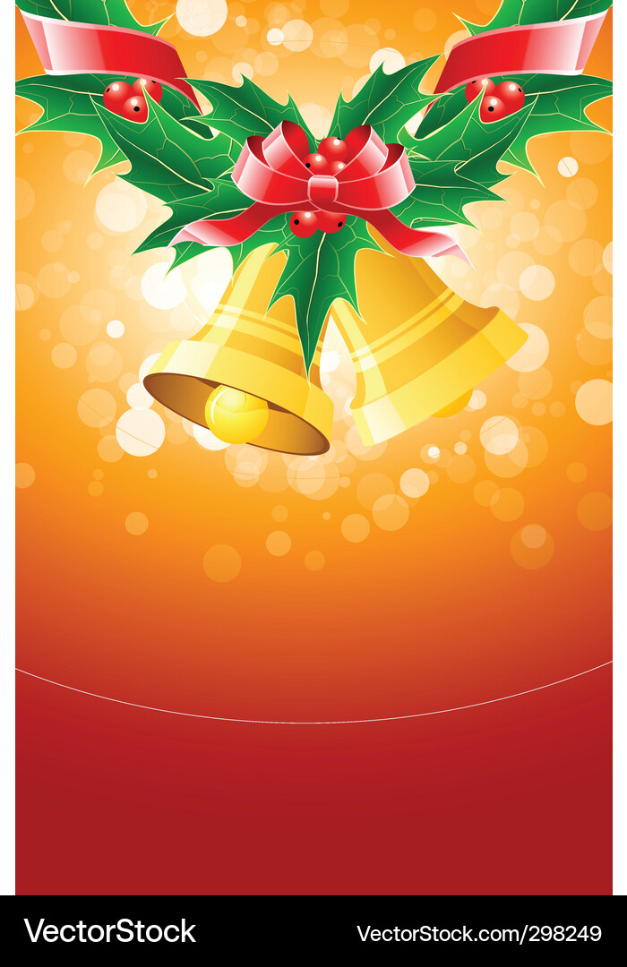 Christmas bells Royalty Free Vector Image - VectorStock