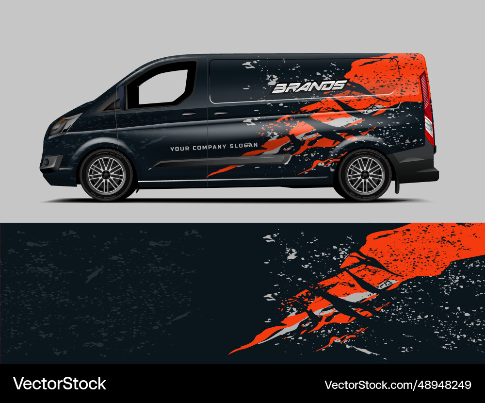 Nitro RX Racing Stripes Royalty Free Vector Image