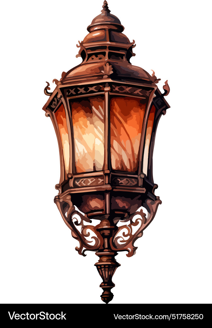 Antique Street Lantern Clip Art OnlineLabels Clip Art Vintage Street