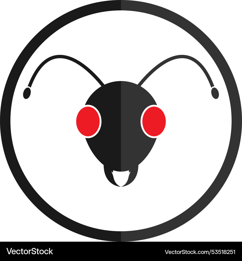 Ant logo template Royalty Free Vector Image - VectorStock