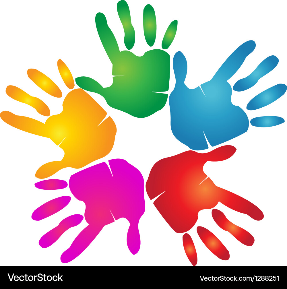 Teamwork Hand Logo Teamwork Hand Logo Royalty Free Images, Stock