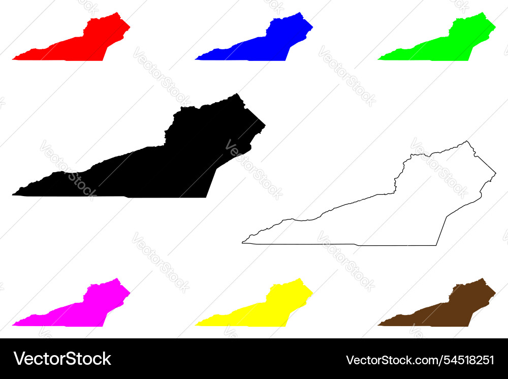 Lee county commonwealth of virginia us Royalty Free Vector
