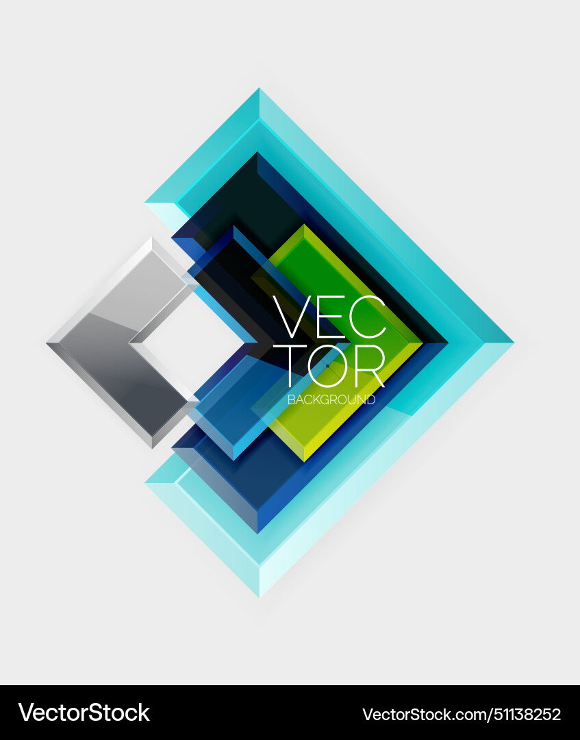 A colorful arrow with the words vec tor written on