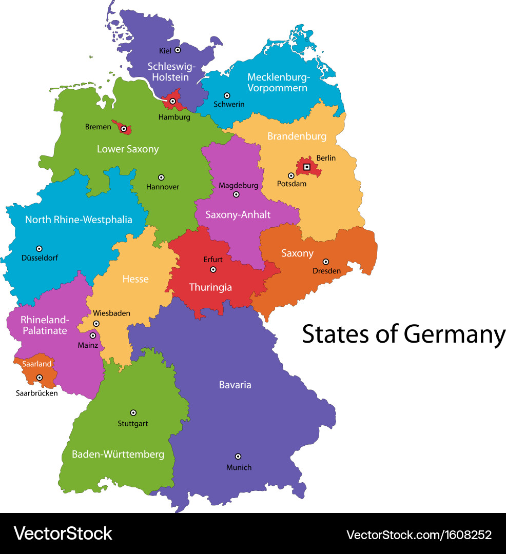 Printable Map Of Germany With Cities Germany Climate Map | Order And