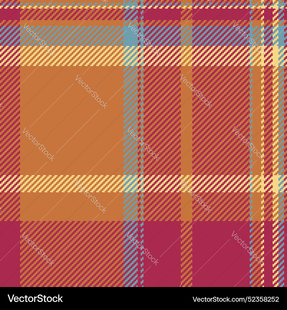 Tailor tartan texture warp pattern check textile Vector Image