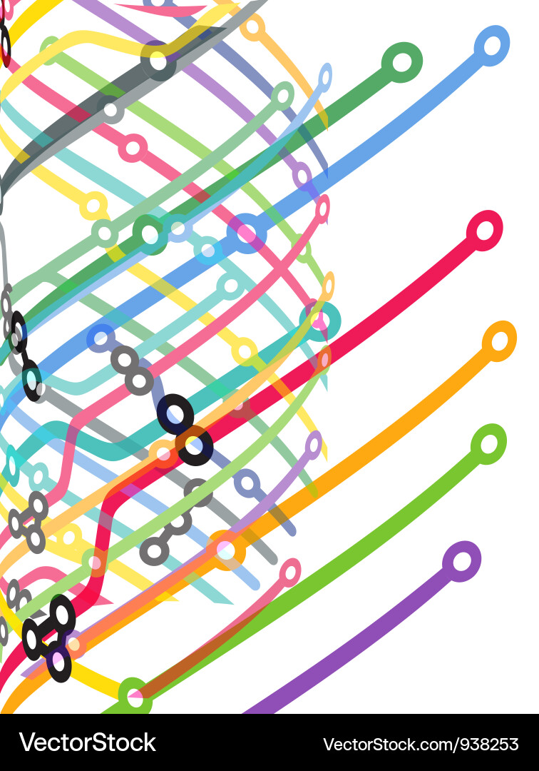 Abstract Network Connections Royalty Free Vector Image