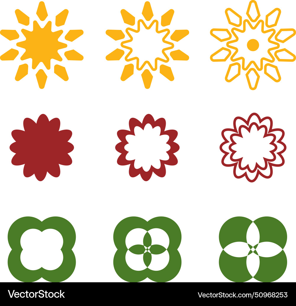 Different shapes Royalty Free Vector Image - VectorStock