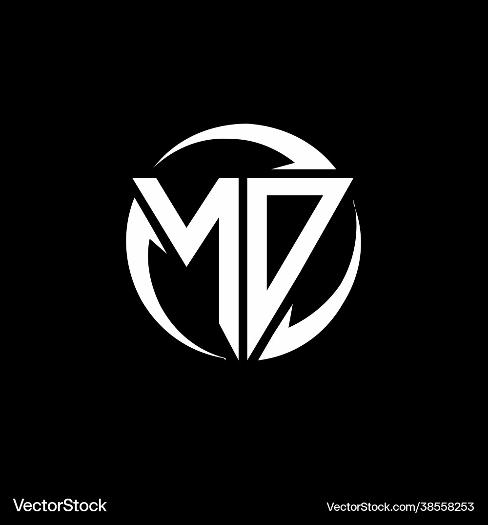 No logo monogram design template Royalty Free Vector Image