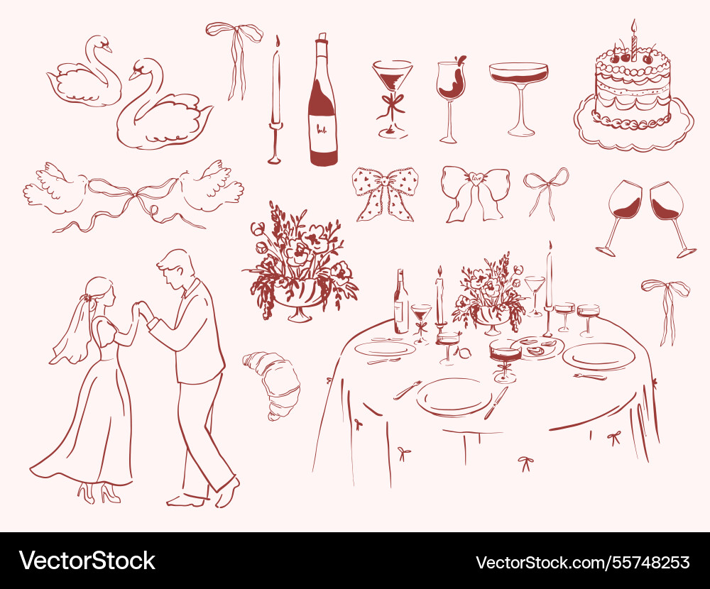 Wedding Table Vector Images (over 5,300)