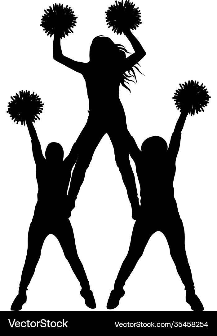 Cheerleading Pyramide Vector Images (26)