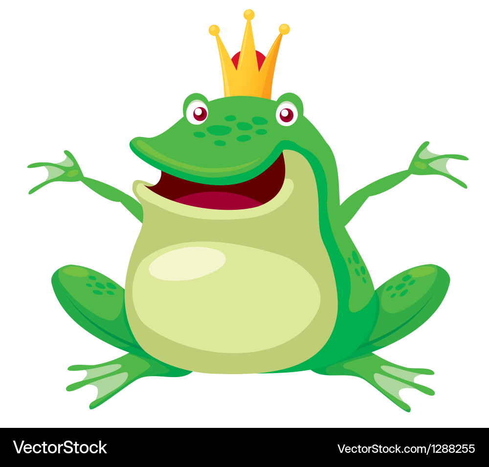 Frog prince Royalty Free Vector Image - VectorStock