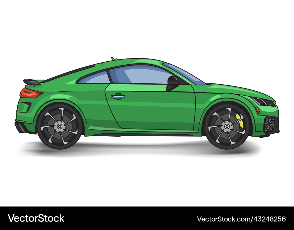 Audi tt Royalty Free Vector Image - VectorStock
