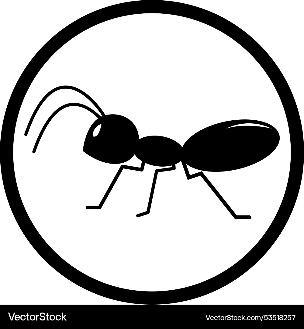 Ant logo template Royalty Free Vector Image - VectorStock
