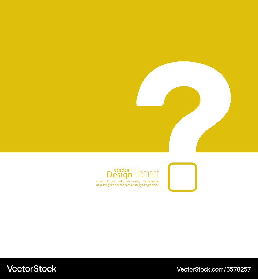 Question mark icon Royalty Free Vector Image - VectorStock