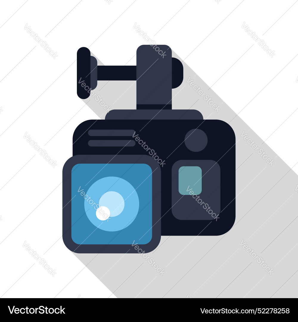 Action camera recording extreme sports Royalty Free Vector