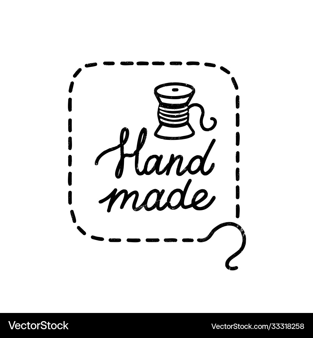 Hand made icon or logo vintage stamp Royalty Free Vector
