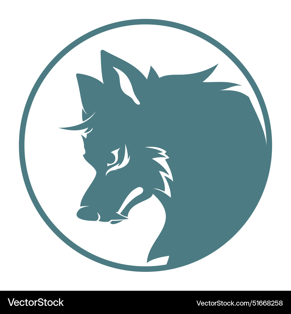Wolf design Royalty Free Vector Image - VectorStock