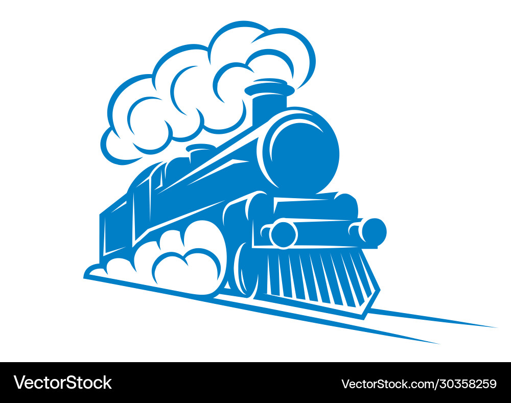 Color pattern for design with retro train Vector Image