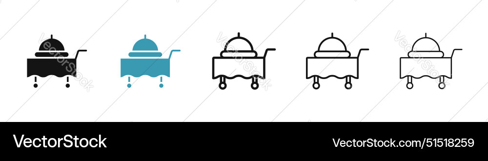 Room service icon Royalty Free Vector Image - VectorStock