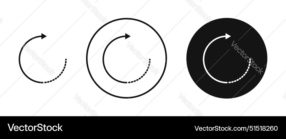 Rotate right icon Royalty Free Vector Image - VectorStock