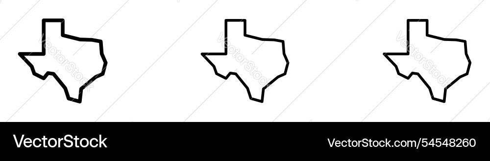 Texas icon Royalty Free Vector Image - VectorStock