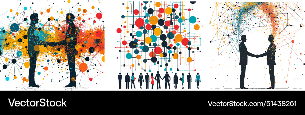 Business Connections & Networking Royalty Free Vector