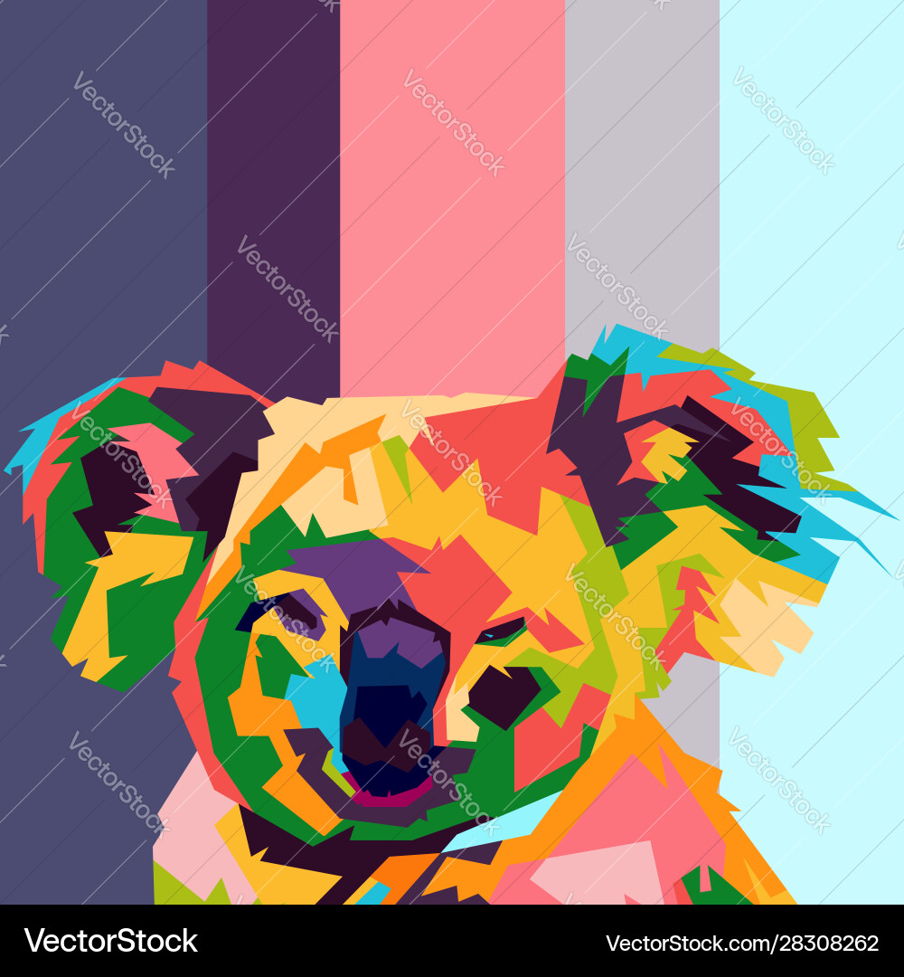Koala Pop Art