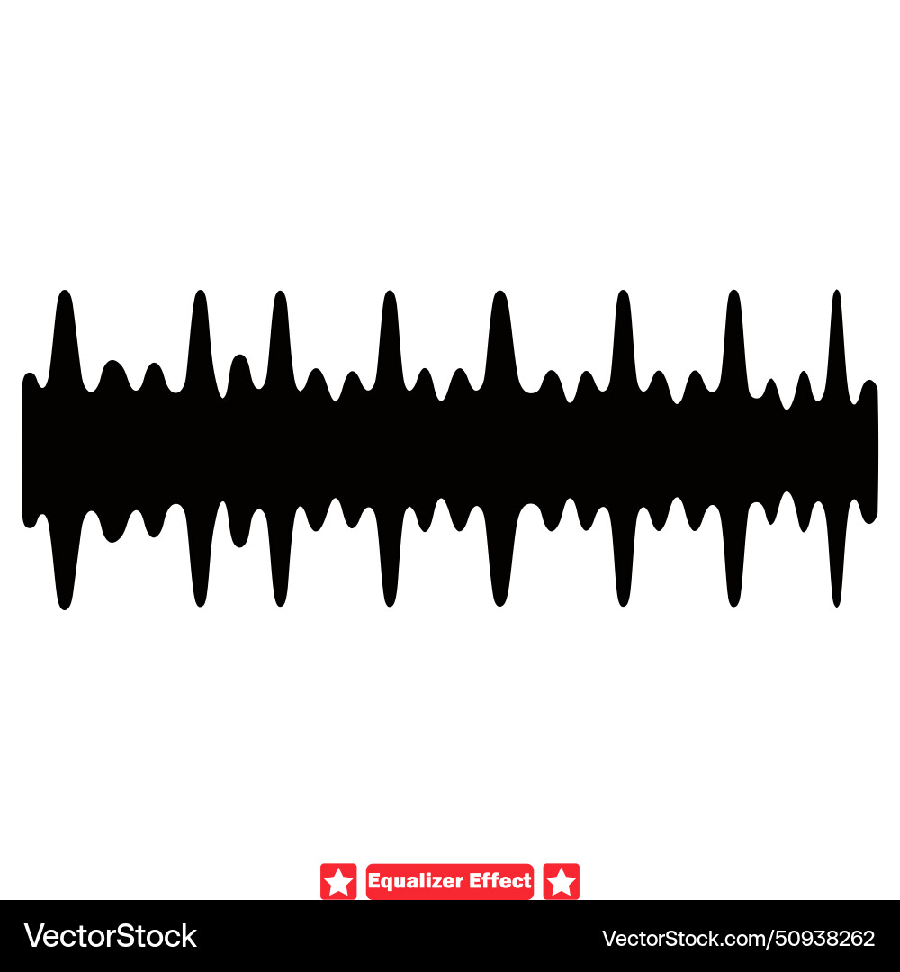 Music visualization essentials equalizer bars Vector Image