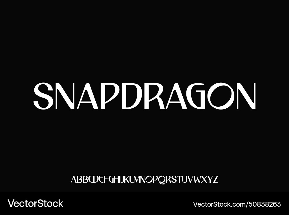 Display alphabet font design suitable Royalty Free Vector