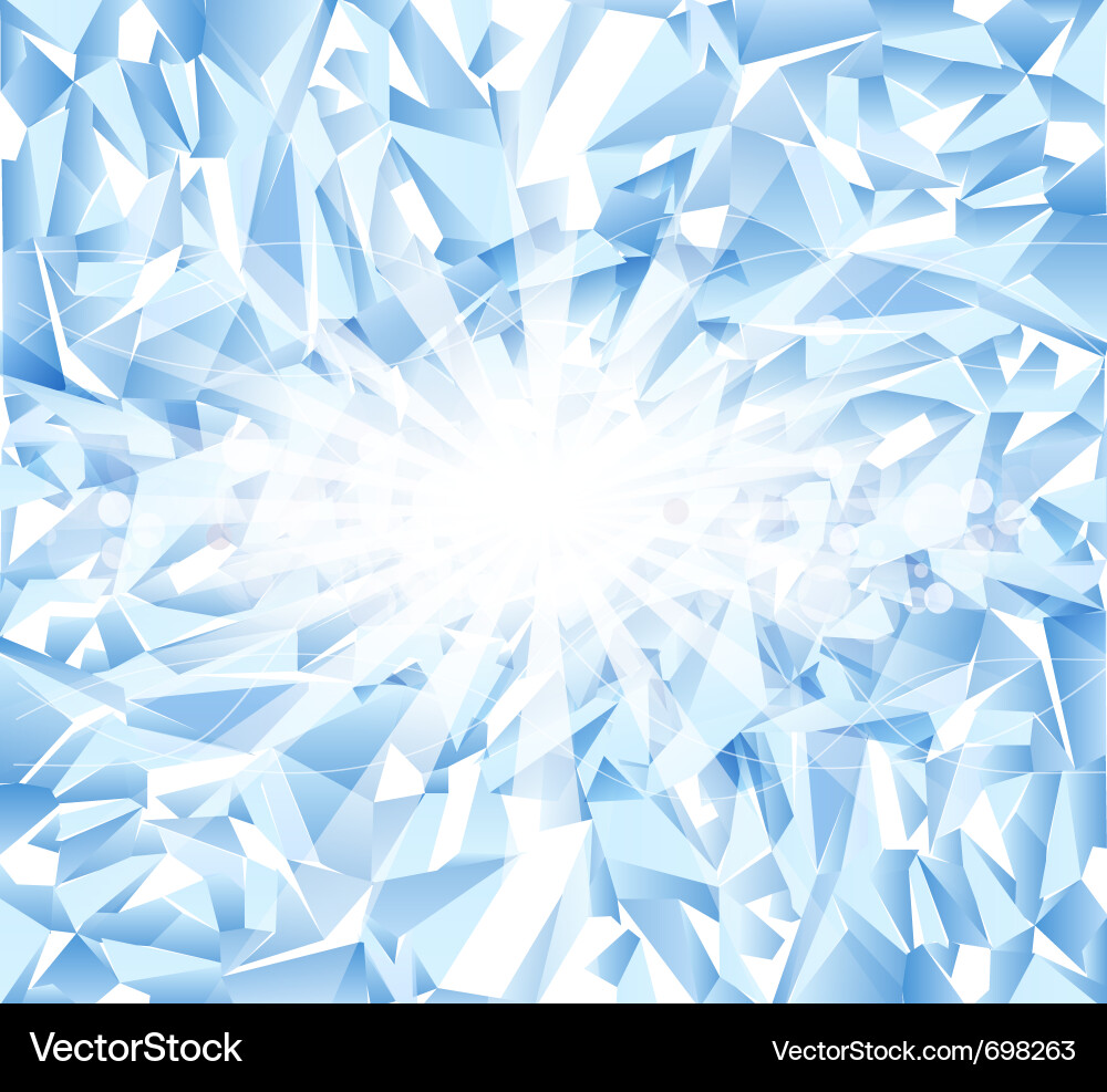 Ice background Royalty Free Vector Image - VectorStock