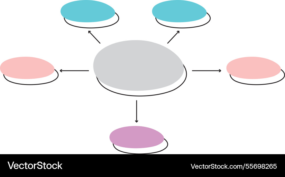 Peta minda runde Form Lizenzfreies Vektorbild