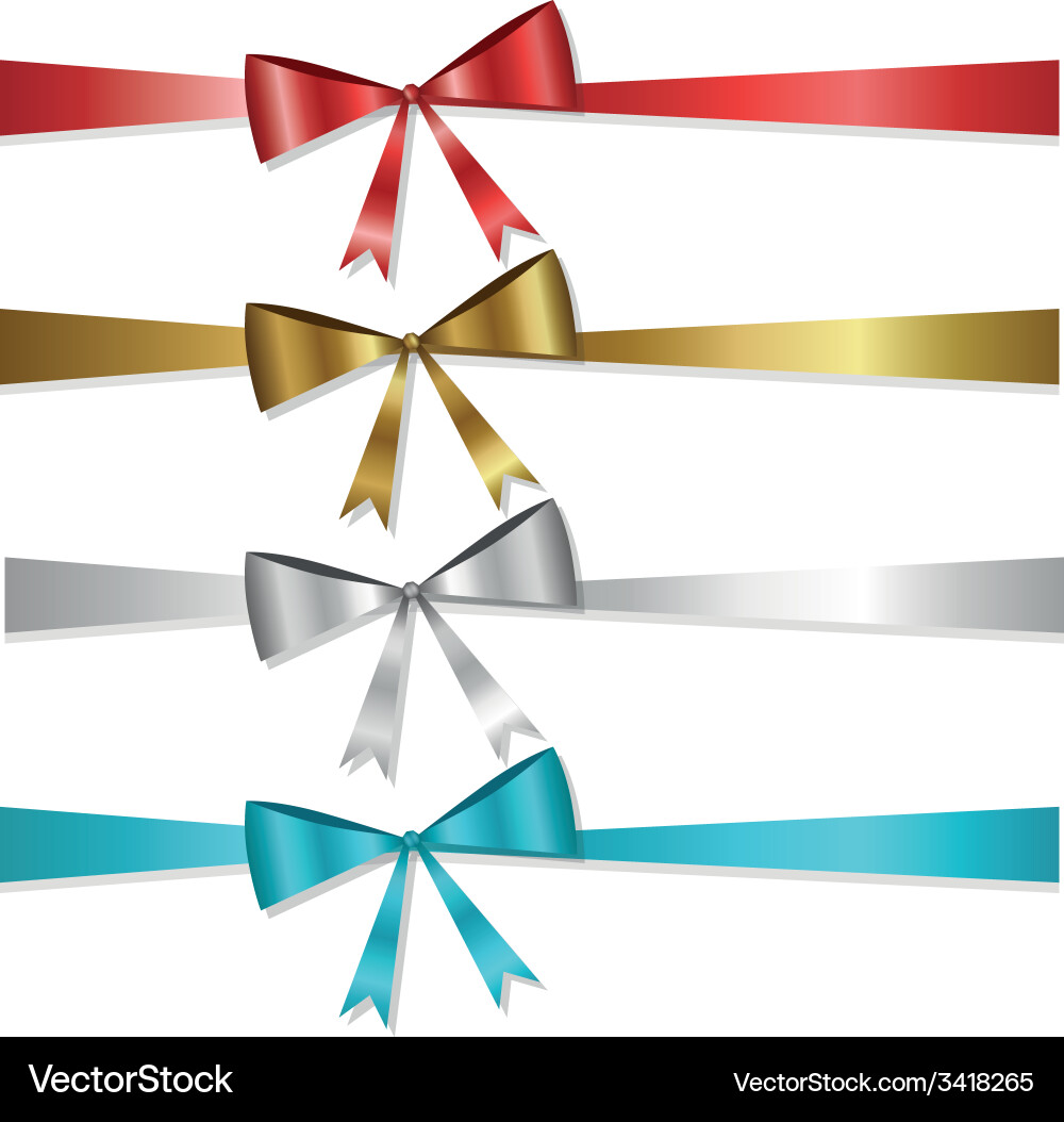 Ribbon collection Royalty Free Vector Image - VectorStock