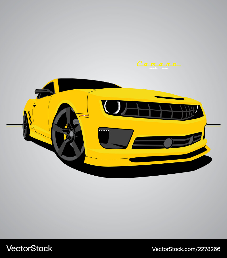 Camaro Royalty Free Vector Image - VectorStock