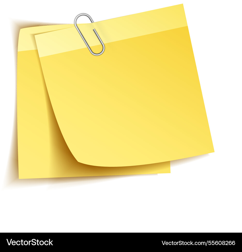 Sticky notes concept Royalty Free Vector Image